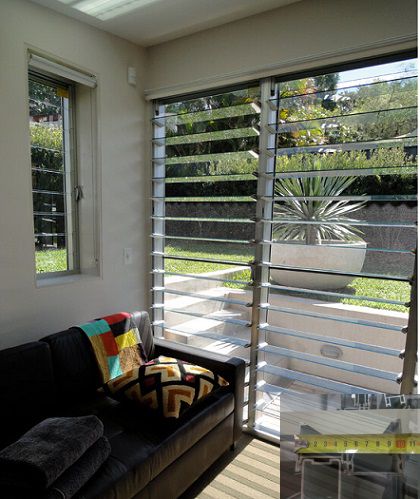 Openable Aluminum glass louver window with AS2047 certificate