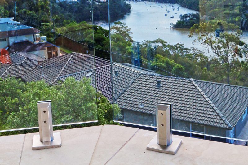 Top Mounted Frameless Glass Balustrades