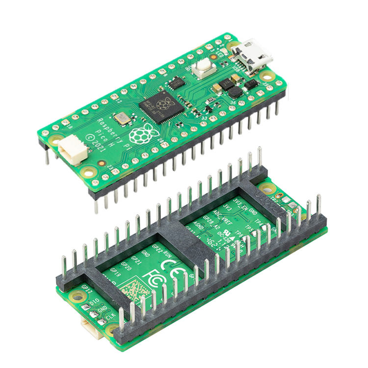 Raspberry Pi Pico H 264kB SRAM 2MB Flash Memory 133MHz Dual-core M0 ...