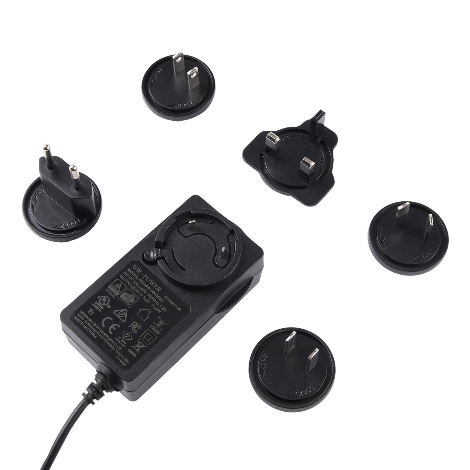 48W Detachable plug,深圳市冠伟科技有限公司