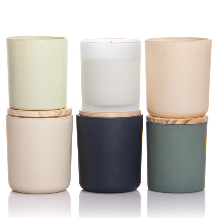Customizable Matte Glass candle containers,Customizable Glass candle ...