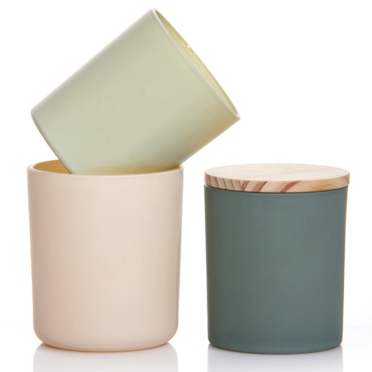 Customizable Matte Glass candle containers,Customizable Glass candle ...