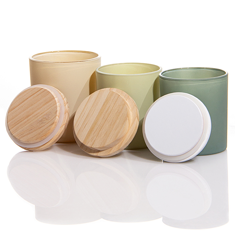 Customizable Matte Glass candle containers,Customizable Glass candle ...
