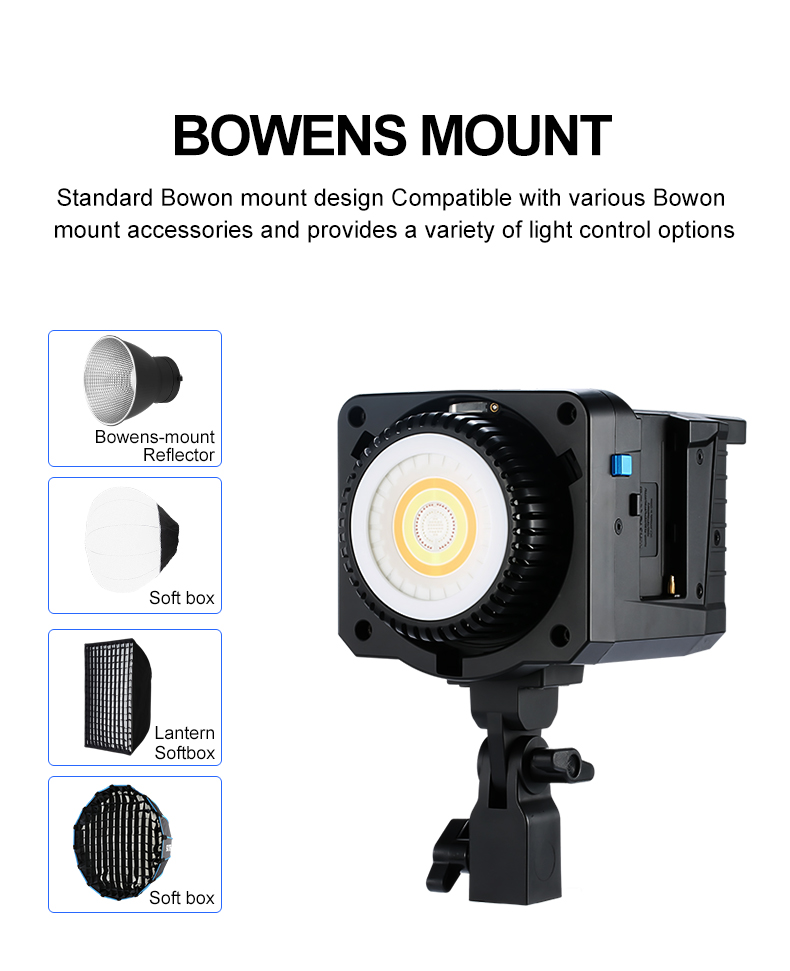SUTEFOTO P100 RGB Full Color Video Light,COB Lighting