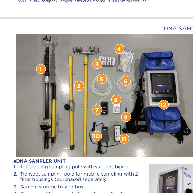 Smith-root背负式水体基因采样器（eDNA sampler）