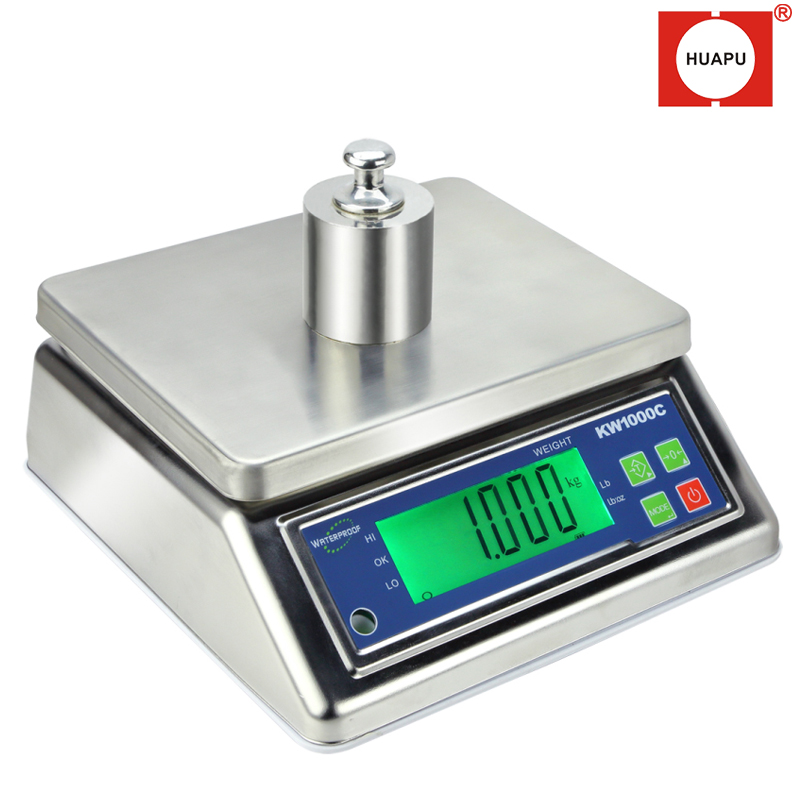 ACS-KW1000-LCD stainless steel waterproof table scale