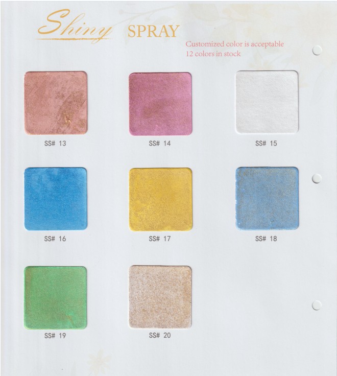 Spray ink, shimmer spray,Shiny ink