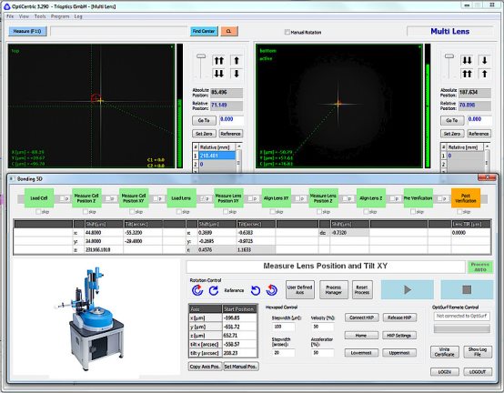 OptiCentric® Bonding Station 5D 五自由度全自动光学镜头定心装调系统