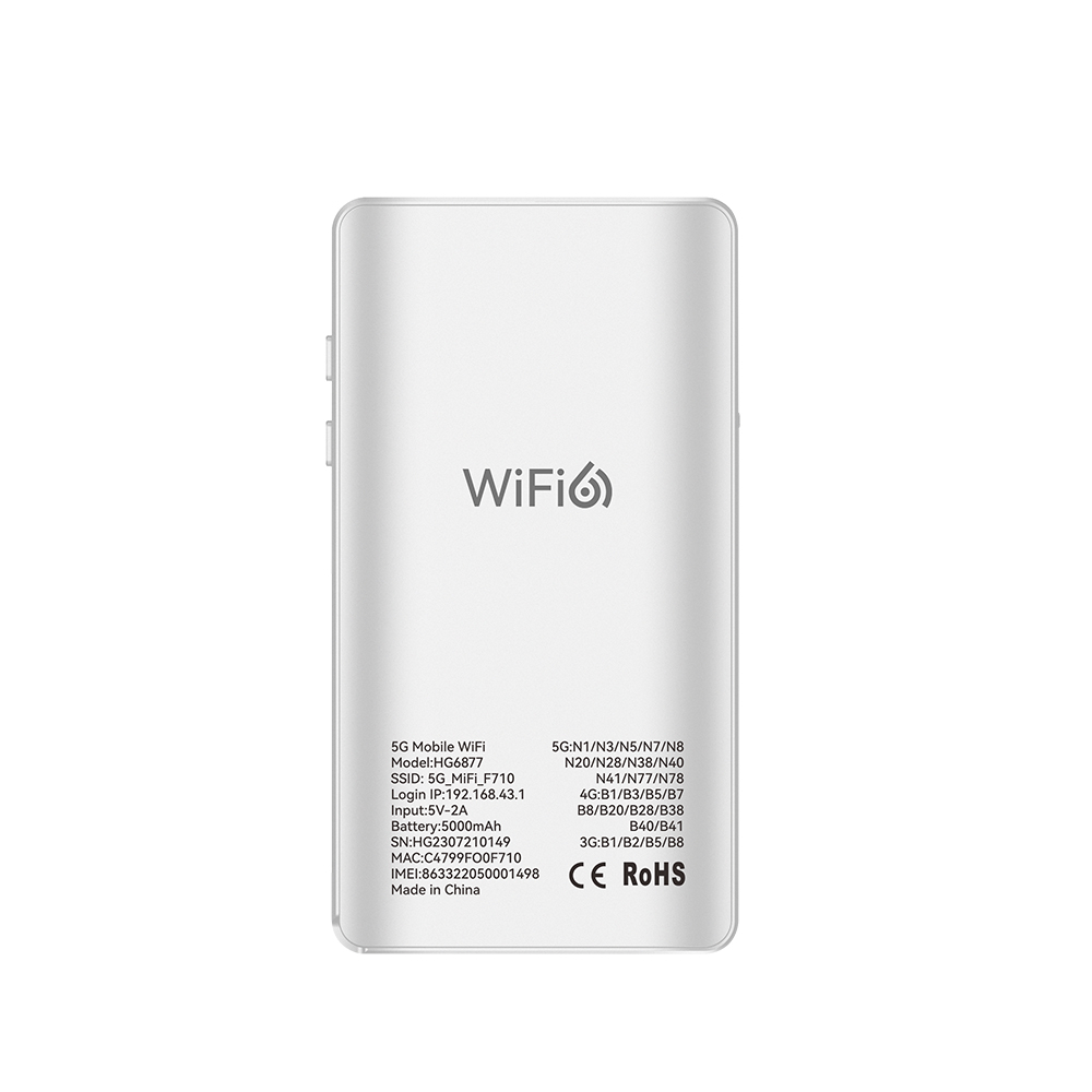 11ax 5G+wifi6随身wifi 速度快|体积小|电量足
