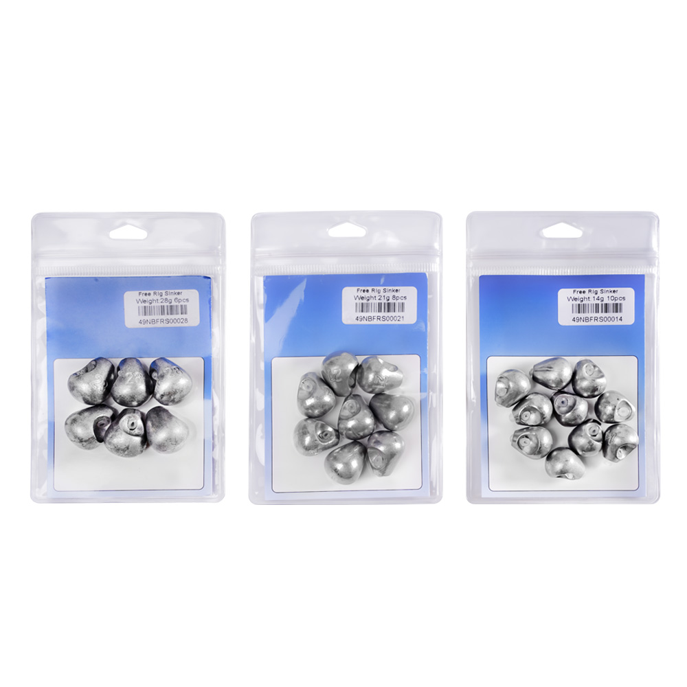 Noeby Sliding Sinker 14g 21g 28g Texas Free Florida Rig Carolina Rig Sinker