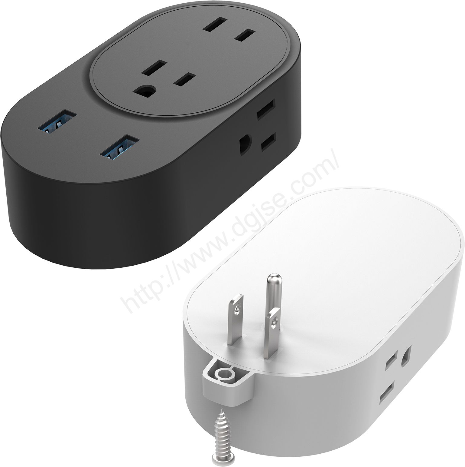 AC-SO-012 （6-口 USB 2A+4AC 插座充电器）,东莞市杰帅电子有限公司