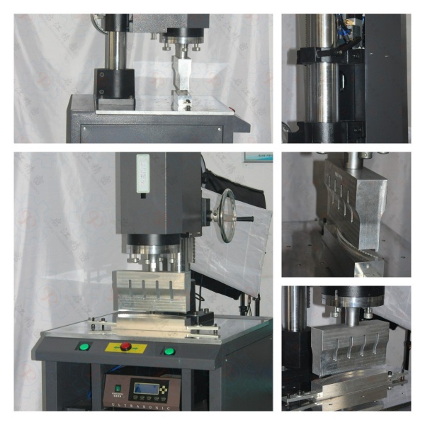 Ultrasonic welding machine for sealing the tail of liquid filter bag