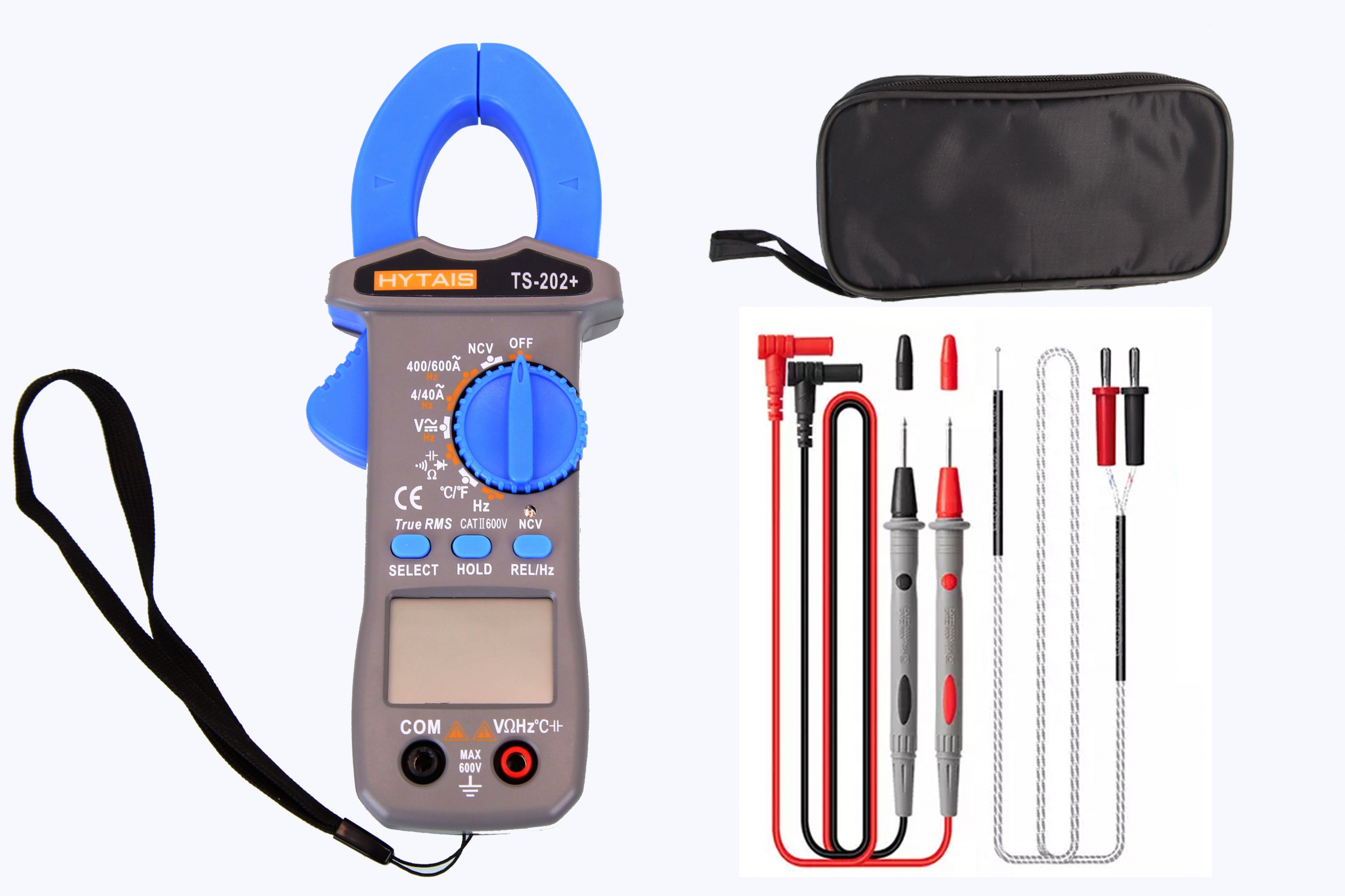 TS202+ electric clampmeter multi tester ammeter Digital Ammeter Clamp ...