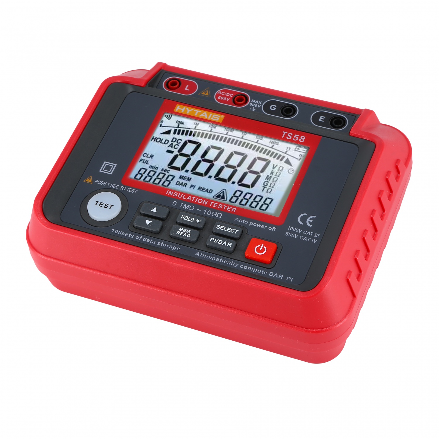 TS58 2022 newest 1000V insulation tester megger TS85 Factory Price ...