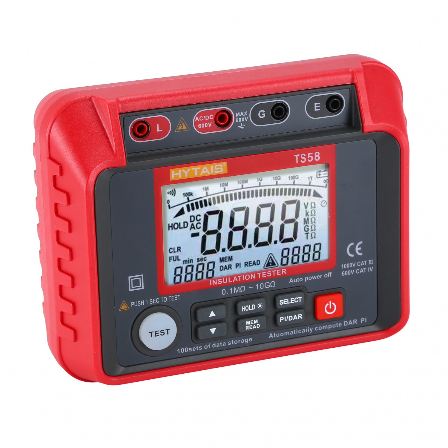 TS58 2022 newest 1000V insulation tester megger TS85 Factory Price ...