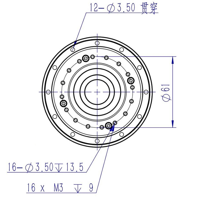SHF-20-II tonifishi harmonic reducer