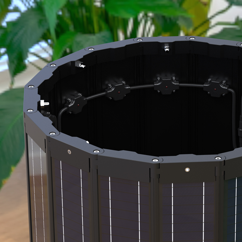 SF-STB101 Solar wrap module，vertical solar module，solar pole