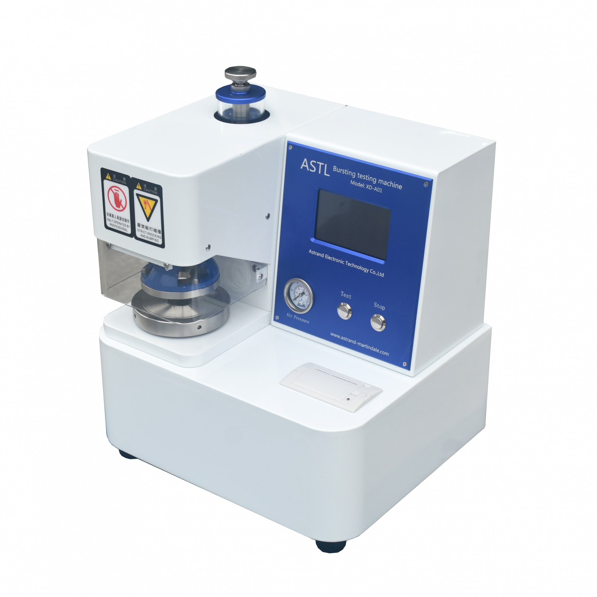 Paper and Cardboard Bursting Tester